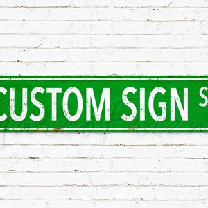 Personalized Street Sign, Metal Road Sign - Etsy