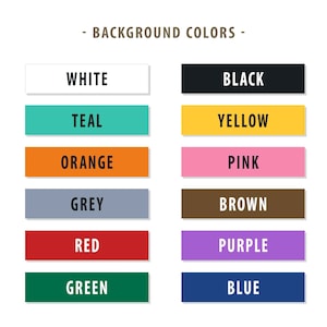 Personalized Metal Sign, Custom Text Sign, 12 Color Optional - Etsy