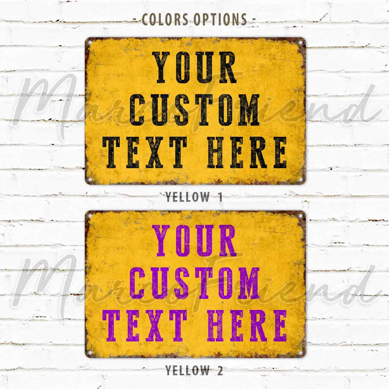 Custom Text Sign Customize Sign Personalized Gifts | Etsy