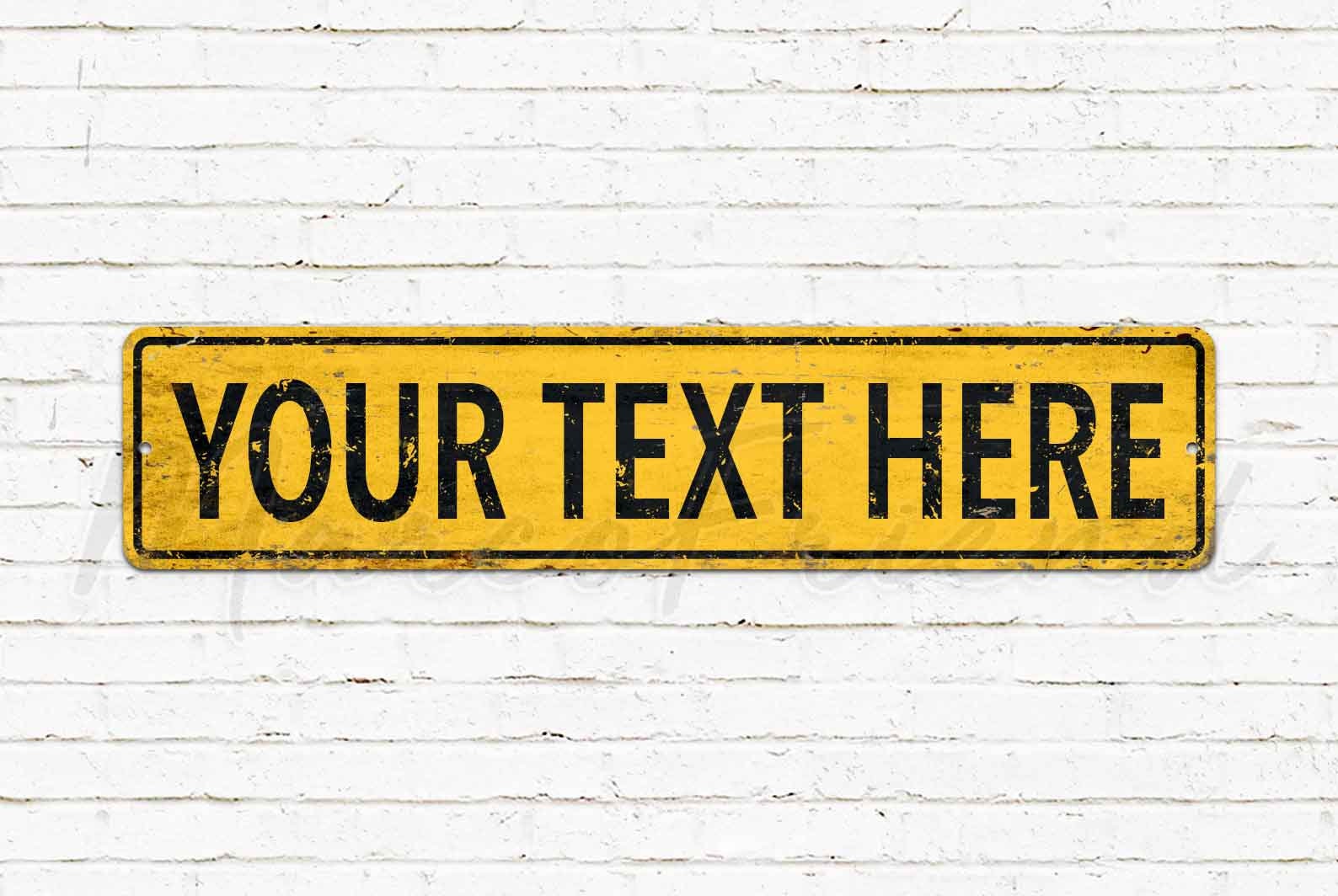 Custom Street Sign Metal Road Sign - Etsy