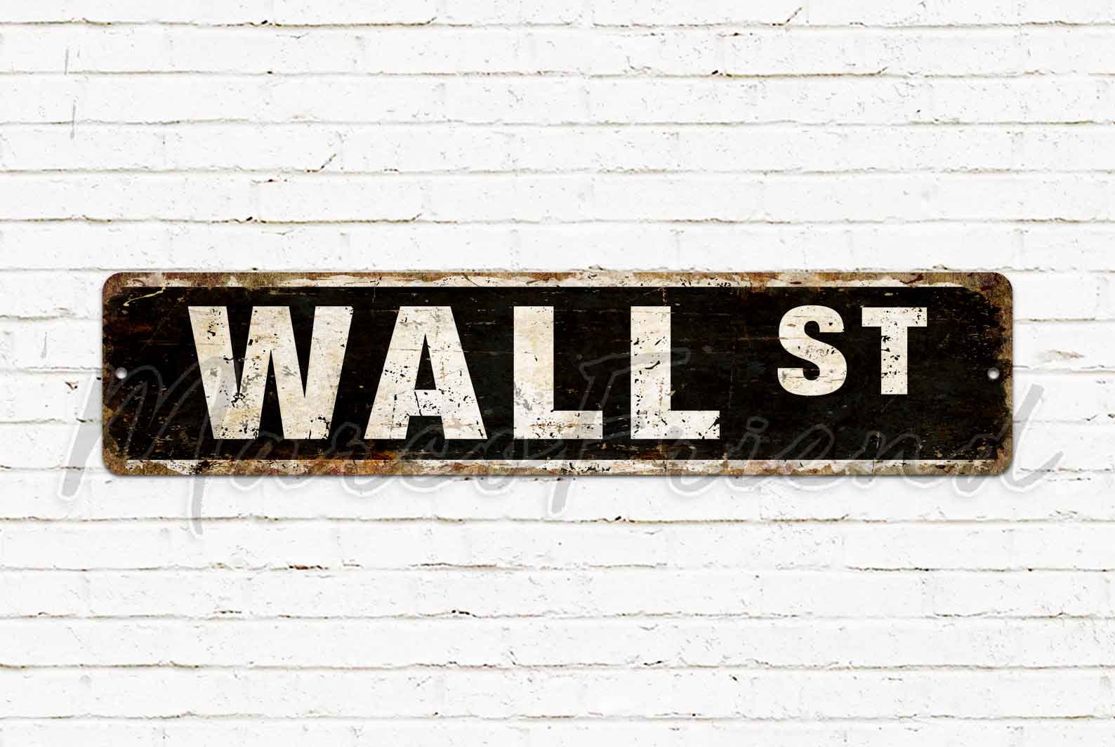 Wall Street Sign Vector