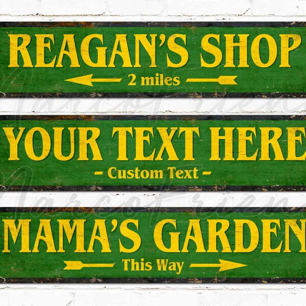 Metal Arrow Sign - Etsy