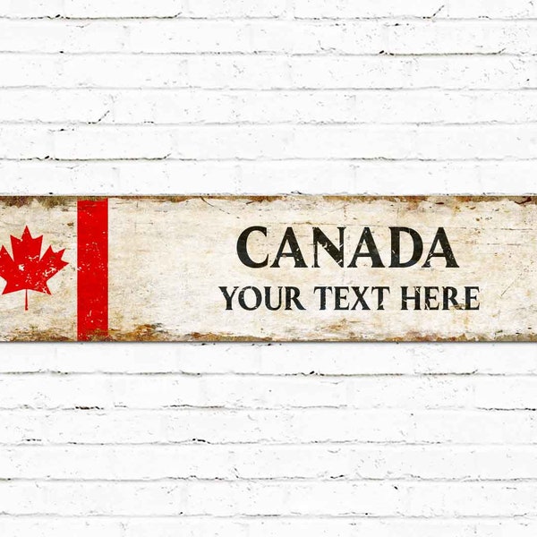 Canadian Rustic Flag - Etsy
