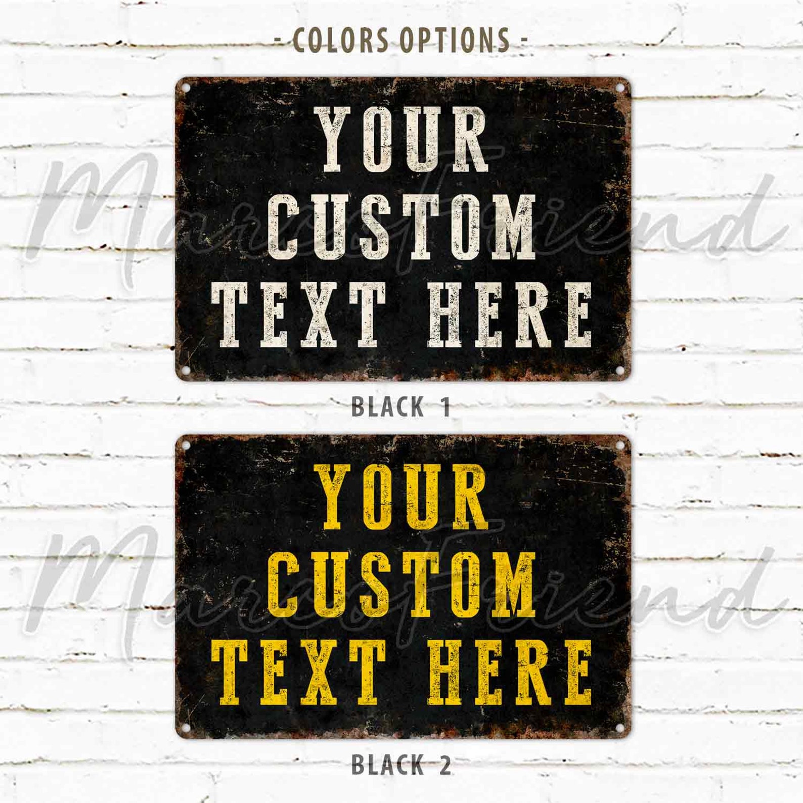 Custom Text Sign Customize Sign Personalized Gifts | Etsy