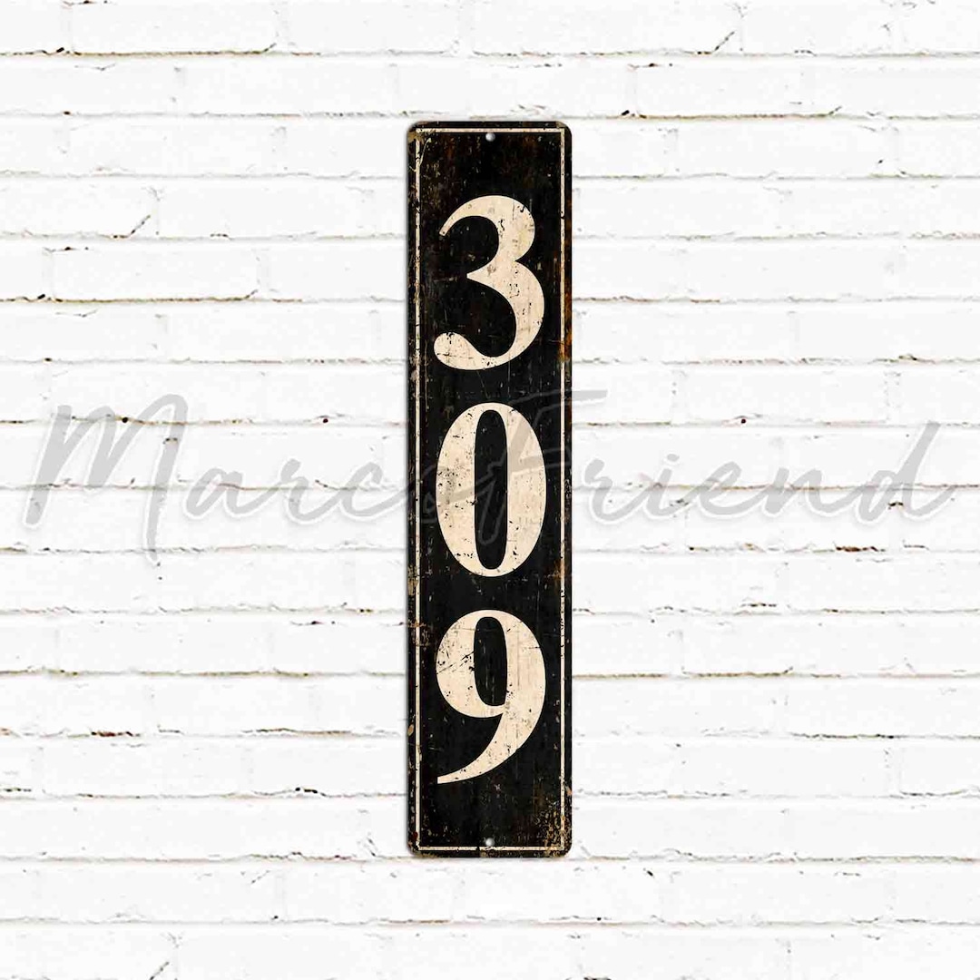Custom Sign, House Number, Personalized Gifts, Metal Wall Sign - Etsy