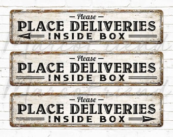 Deliveries Sign - Etsy
