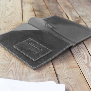 Personalized Leather Document Folder, Fits Standard A5, A4, Letter Size ...