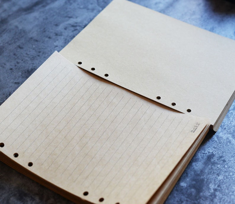 Personalized Simple A5 6-ring Binder Notebook Leather - Etsy Personalized Simple A5 6-ring Binder Notebook Leather - Etsy