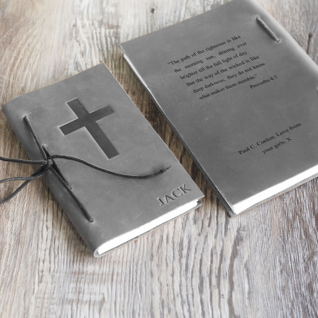 Personalized Prayer Journal, Prayer Gift, Christian Gift, Leather ...