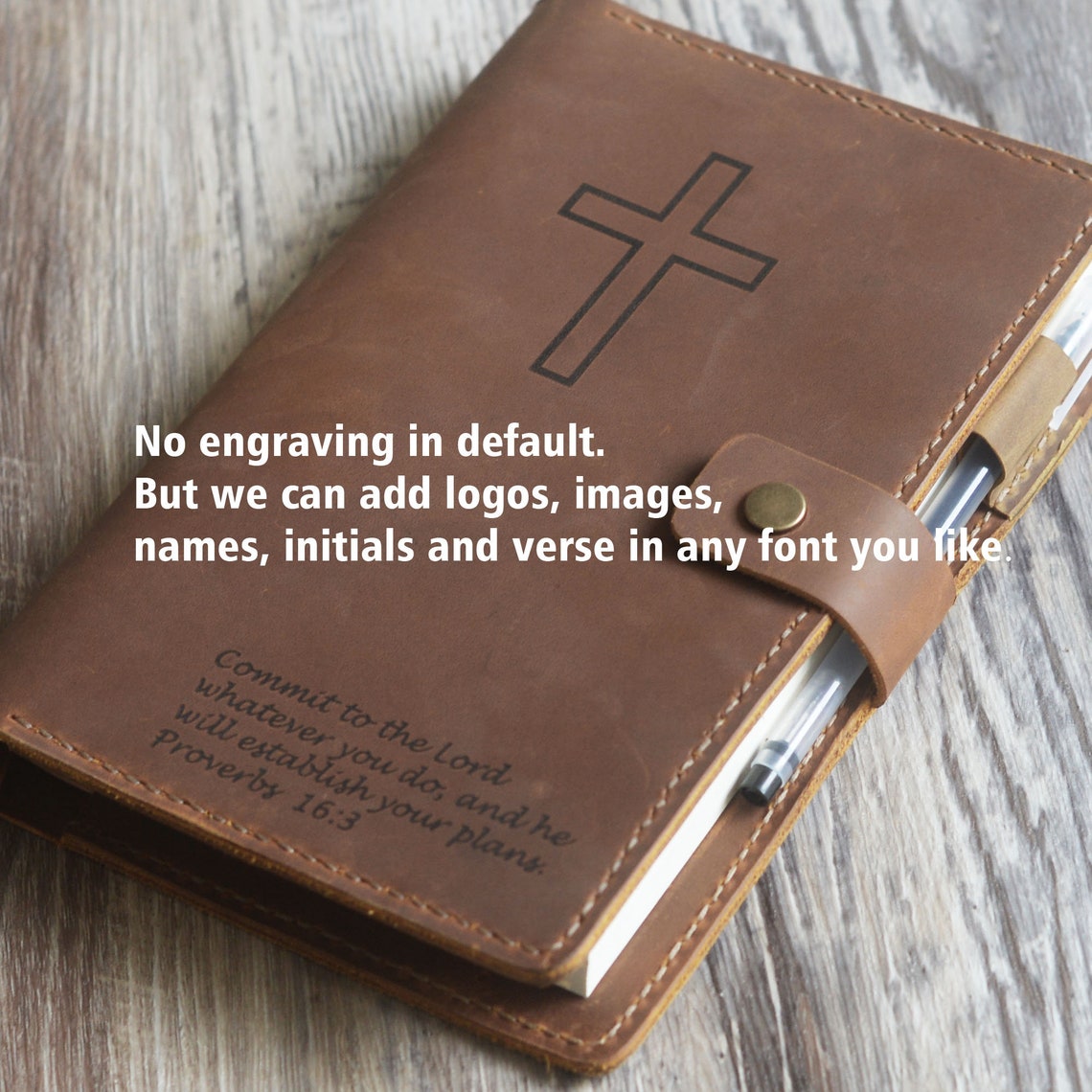 Personalized KJV Holy Bible Cover Custom Leather Holy Bible - Etsy