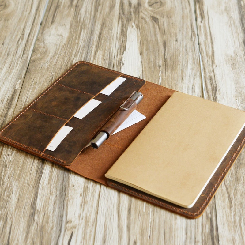 Leather Notebook - Etsy