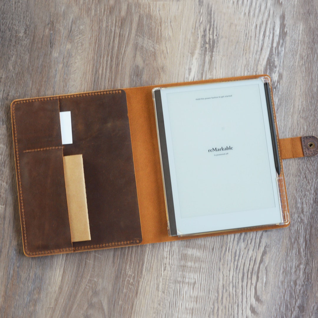 Personalized Leather Case for Remarkable Paper Pro / Remarkable 2 ...