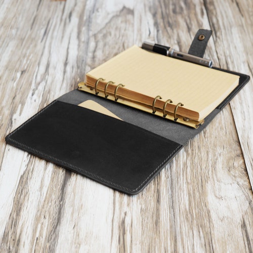 Personalized Simple A5 6-ring Binder Notebook Leather - Etsy Canada Personalized Simple A5 6-ring Binder Notebook Leather - Etsy Canada