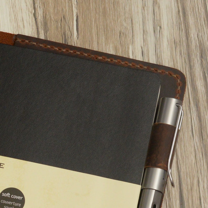 Personalized Distressed Leather Composition Notebook Cover; Gift for ...