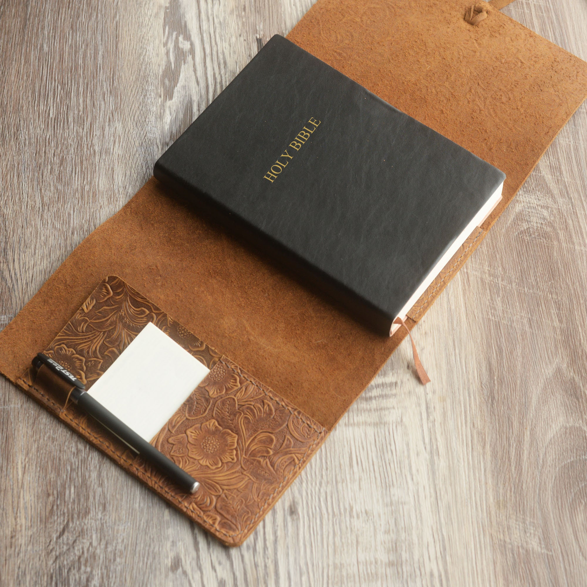 KJV Holy Bible Cover Custom Leather Holy Bible Book Case - Etsy