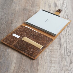 Personalized Leather Case for Remarkable Paper Pro / Remarkable 2 ...