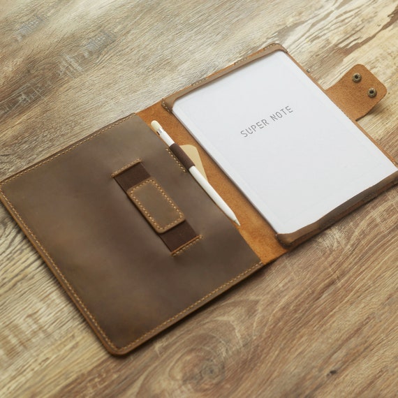 Supernote A5x Case Personalized Leather Onyx Boox Note Air 2 - Etsy