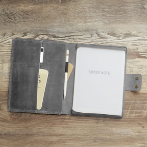 Supernote A5x Case, Personalized Leather Supernote A6X Folio, Supernote ...