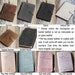 Custom Leather Golf Scorecard Holder, Personalized Golf Scorecard Book ...
