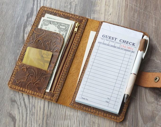 Server Book Cover for Waitress, Waitress Book Holder, Handmade Server ...