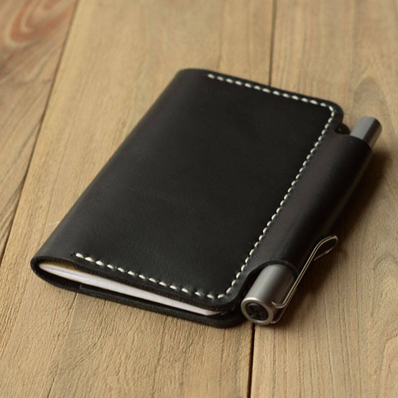 Refillable Genuine Leather Journal Cover for Pocket Size Field - Etsy
