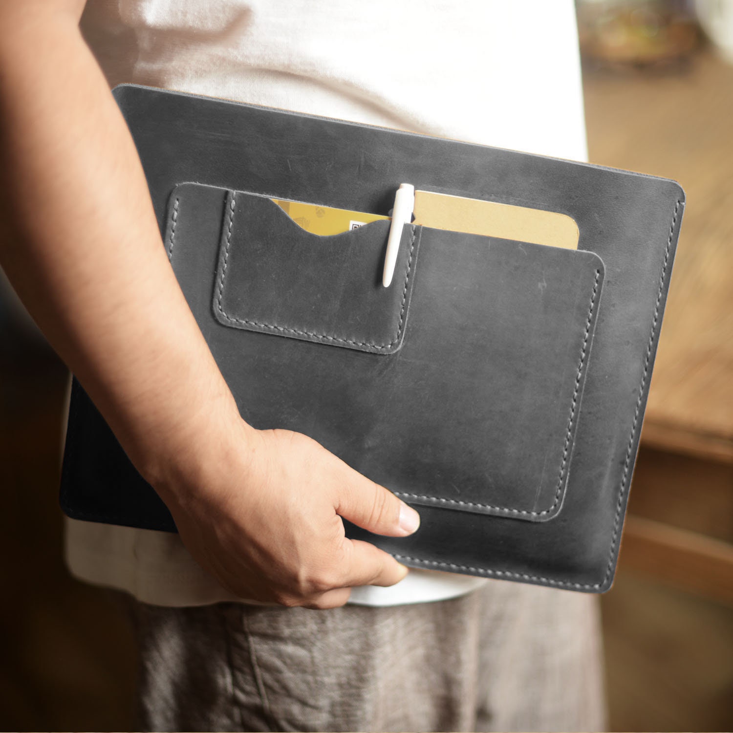 Personalized Leather Macbook Pro 13 Sleeve Macbook Pro 13 / - Etsy