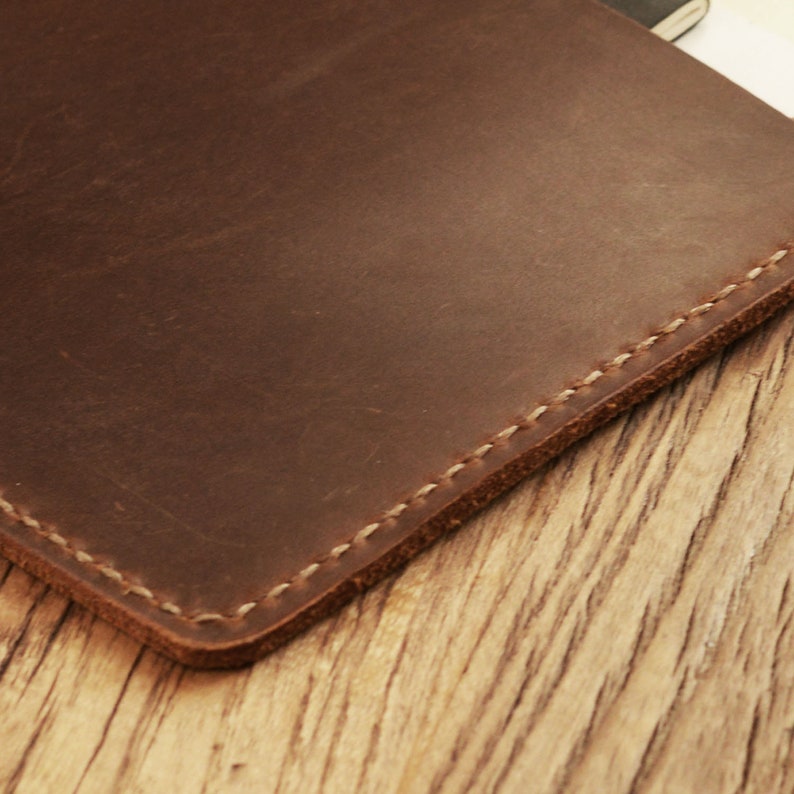 Personalized Distressed Leather Composition Notebook Cover; Gift for ...