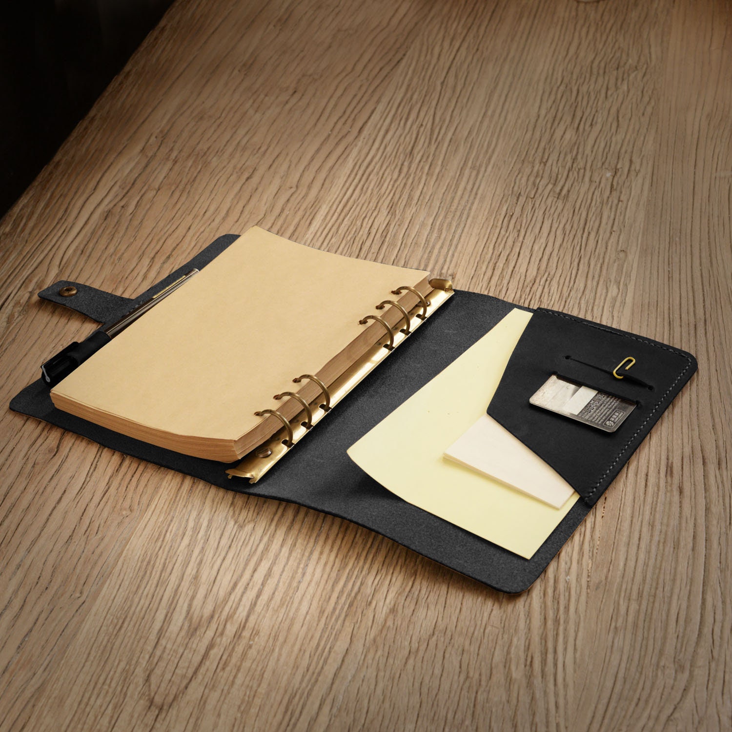 Personalized Journal, A5 / A6 6 Ring Leather Journal, Refillable Binder ...
