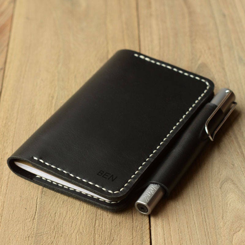 Refillable Genuine Leather Journal Cover for Pocket Size Field - Etsy