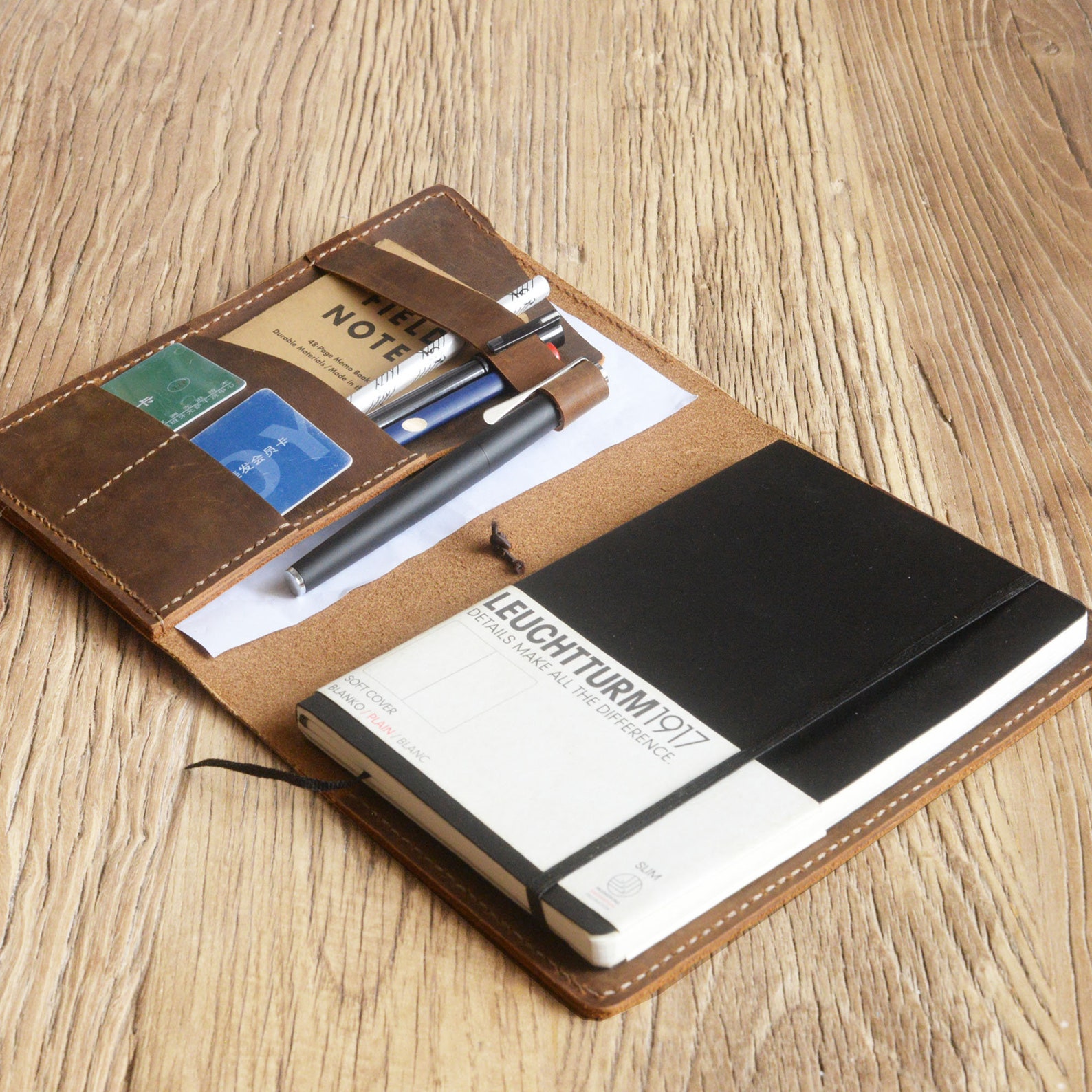 Personalized Leuchtturm1917 Notebook Cover Leather Cover for | Etsy