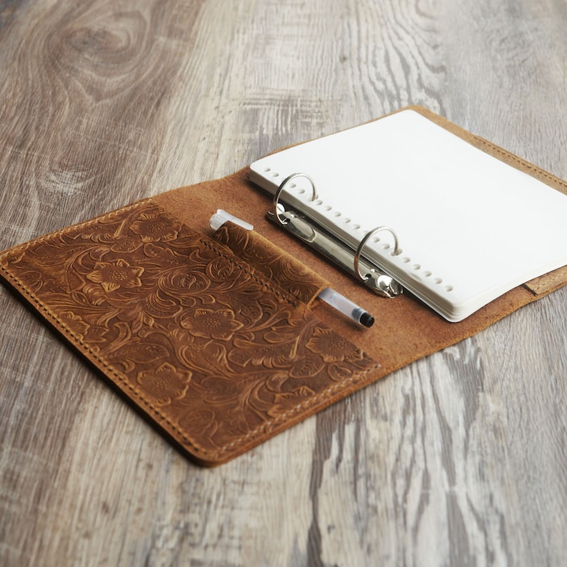 2-Ringbuch A5 / A6 / A4 / Letter Size, Ledermappe, Ledermappe ...