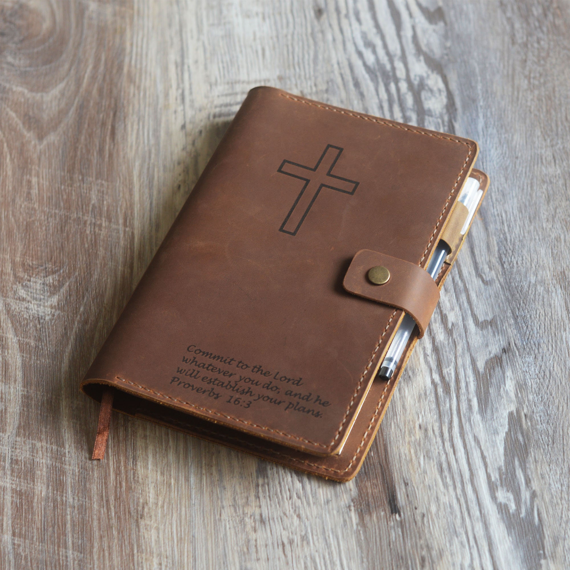 Personalized KJV Holy Bible Cover Custom Leather Holy Bible - Etsy