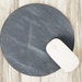 Leather Mouse Pad, Mouse Pad Round Circle, Leather Mouse Mat, Leathet ...