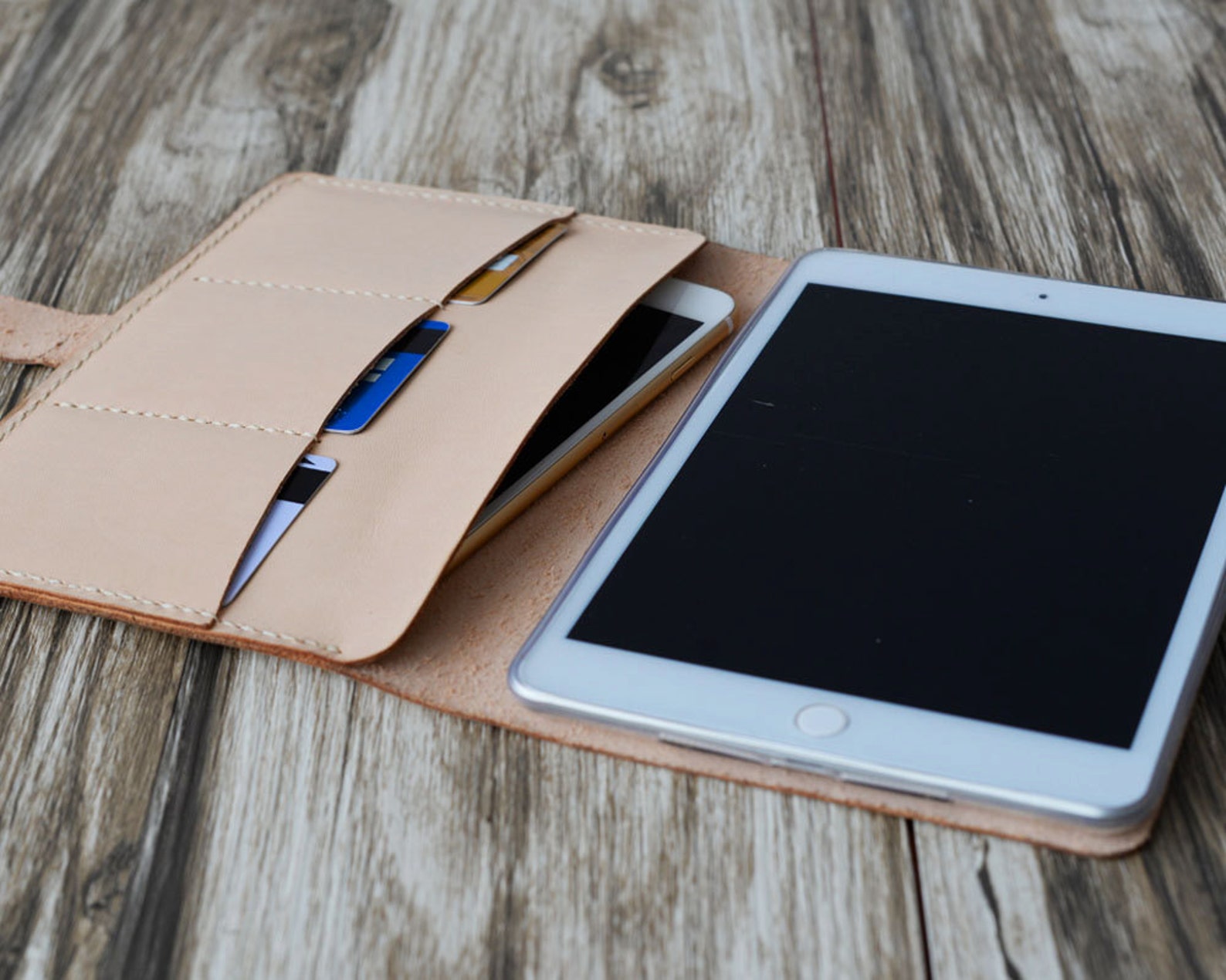 Personalized Leather Ipad Mini 5 Case / Leather Ipad Case / | Etsy