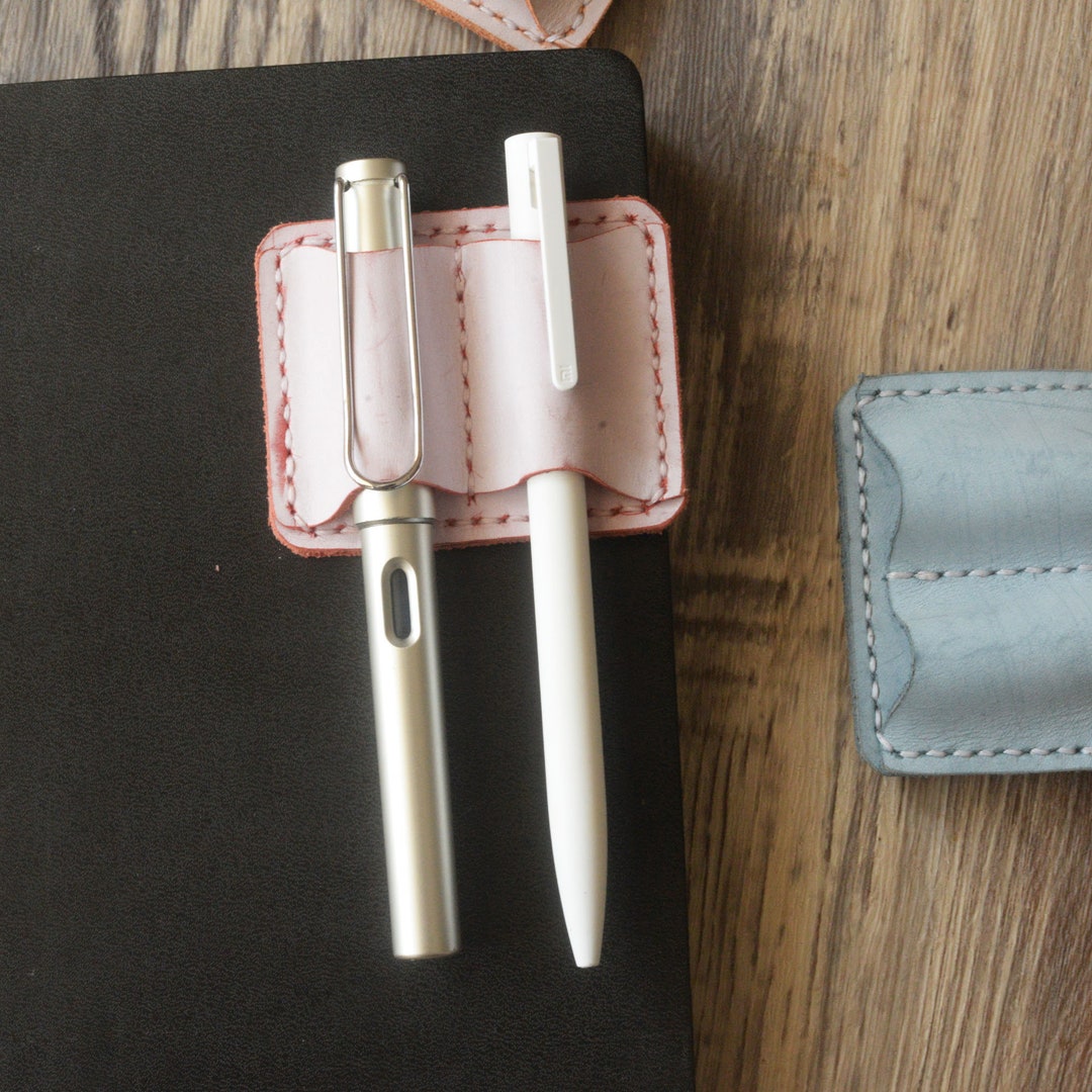 Pen Clip for Notebook Pen Loop Holder for Notebooks Leather Pen Holder ...