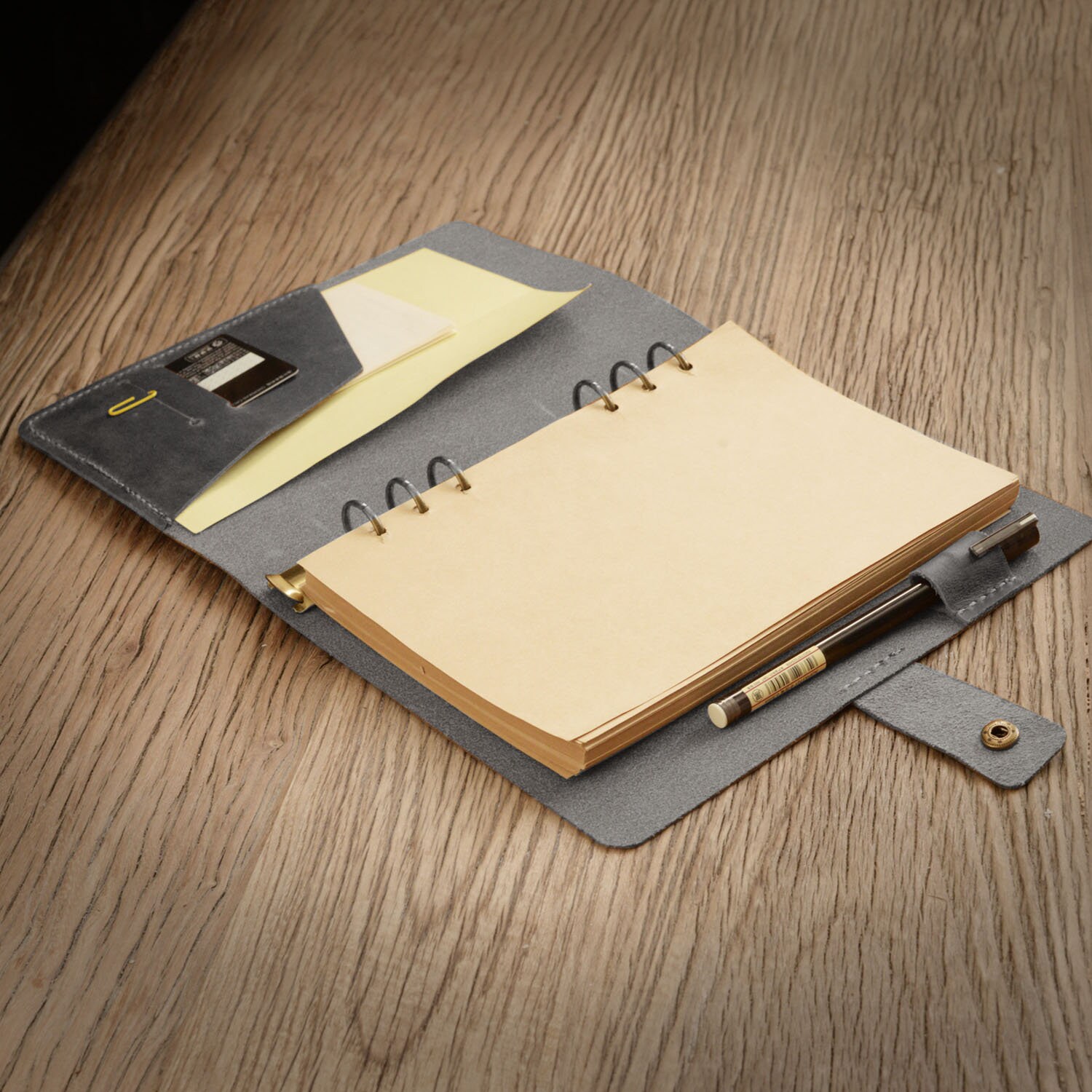 Personalized A5 Leather Binder Notebook / A6 Leather Organizer - Etsy