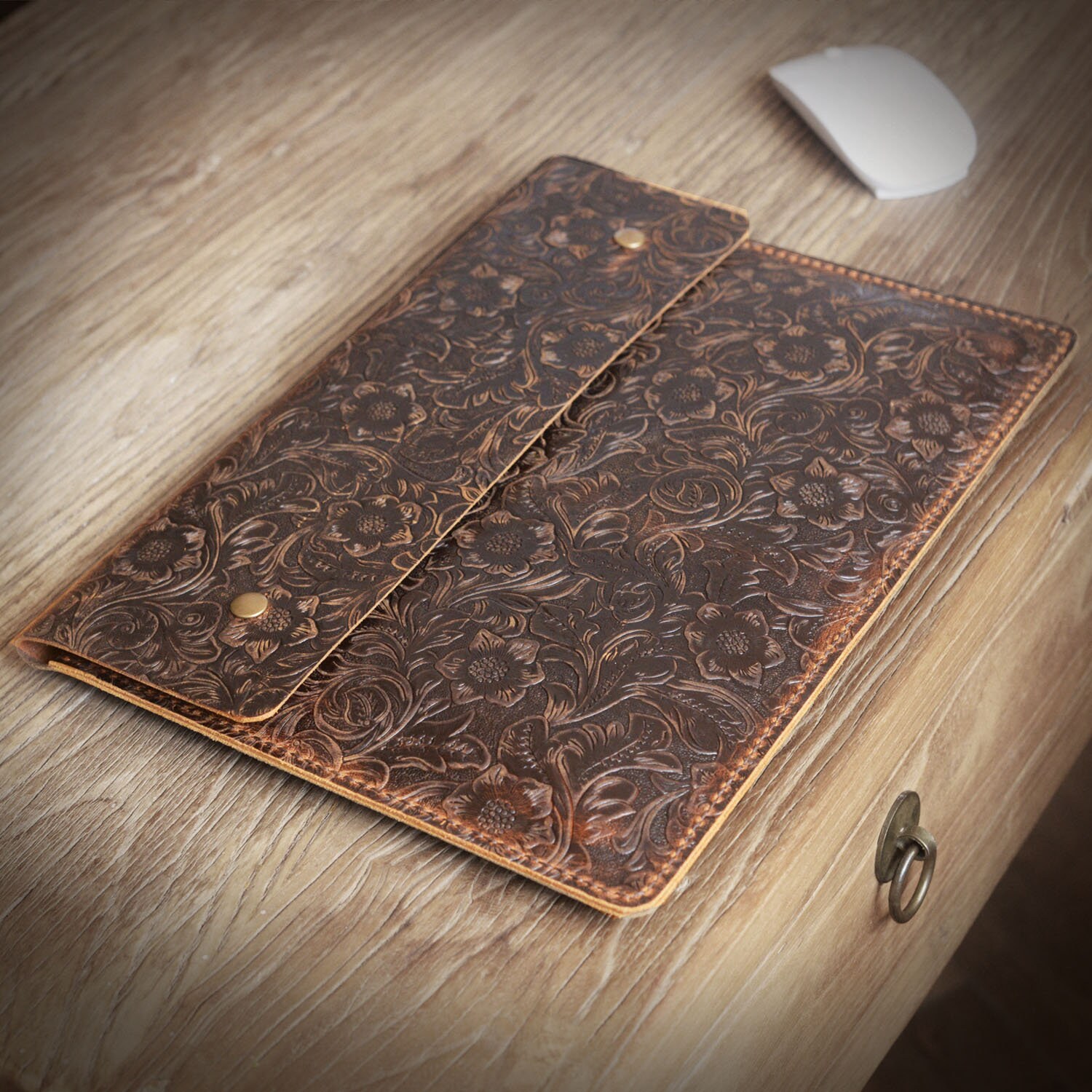 Tooled Leather Macbook Air 13 Case Macbook Pro 16 Sleeve - Etsy