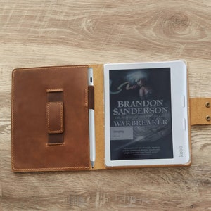 Personalized Leather Case for Kobo Libra Colour, Kobo Clara Colour With ...