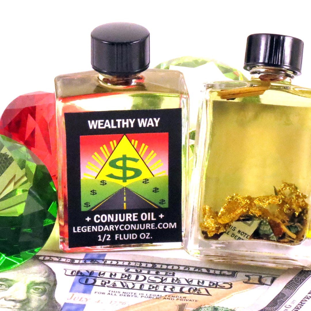 Wealthy Way Conjure Oil - Prosperity - Wealth Building - Asset ...
