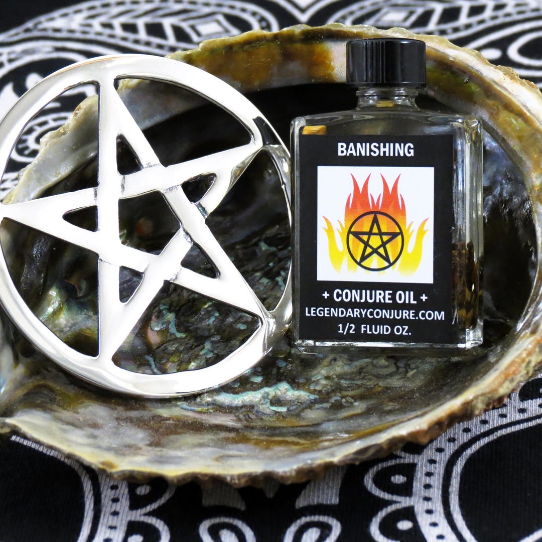 Banishing Conjure Oil - Run off Evil - Exorcism - Seal the Space ...