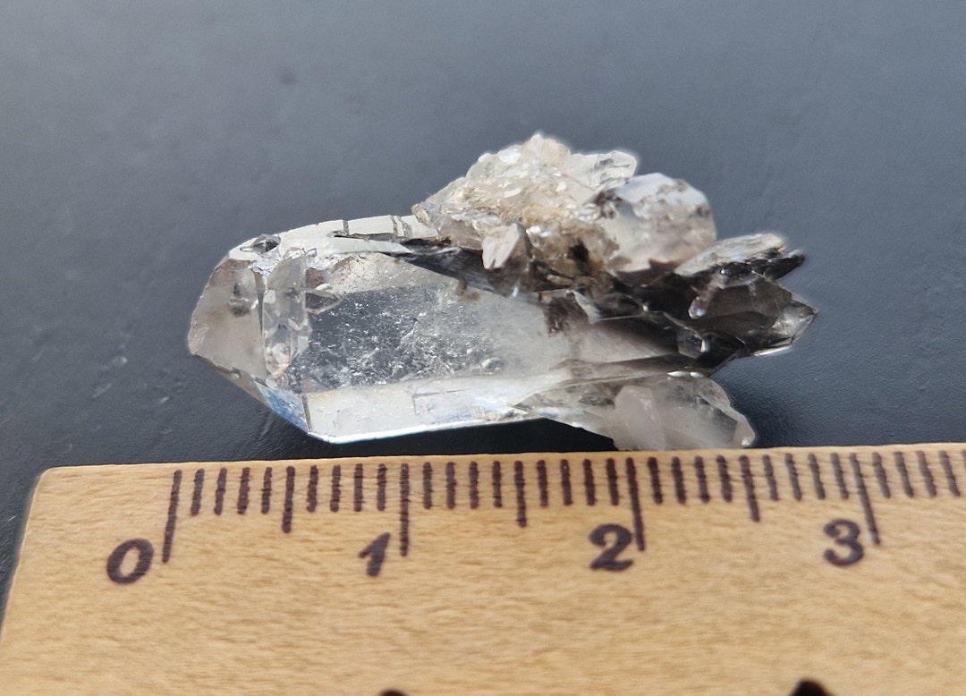 Brookite in Quartz With Silver Rutile a Synergy 12 Crystal - Etsy