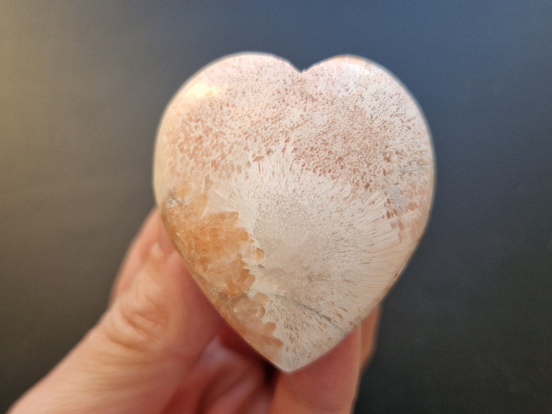 Gorgeous Scolecite and Stilbite Heart Synergy 12 Crystal High Vibration ...