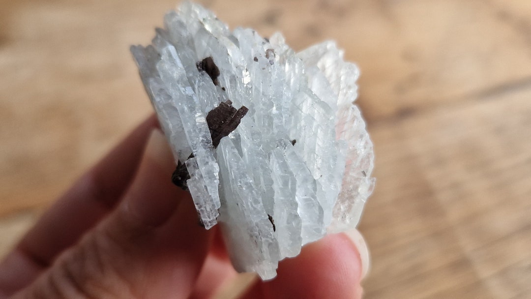 Light Blue Barite With Mica Brazilian Light Blue Barite Barite Crystal ...