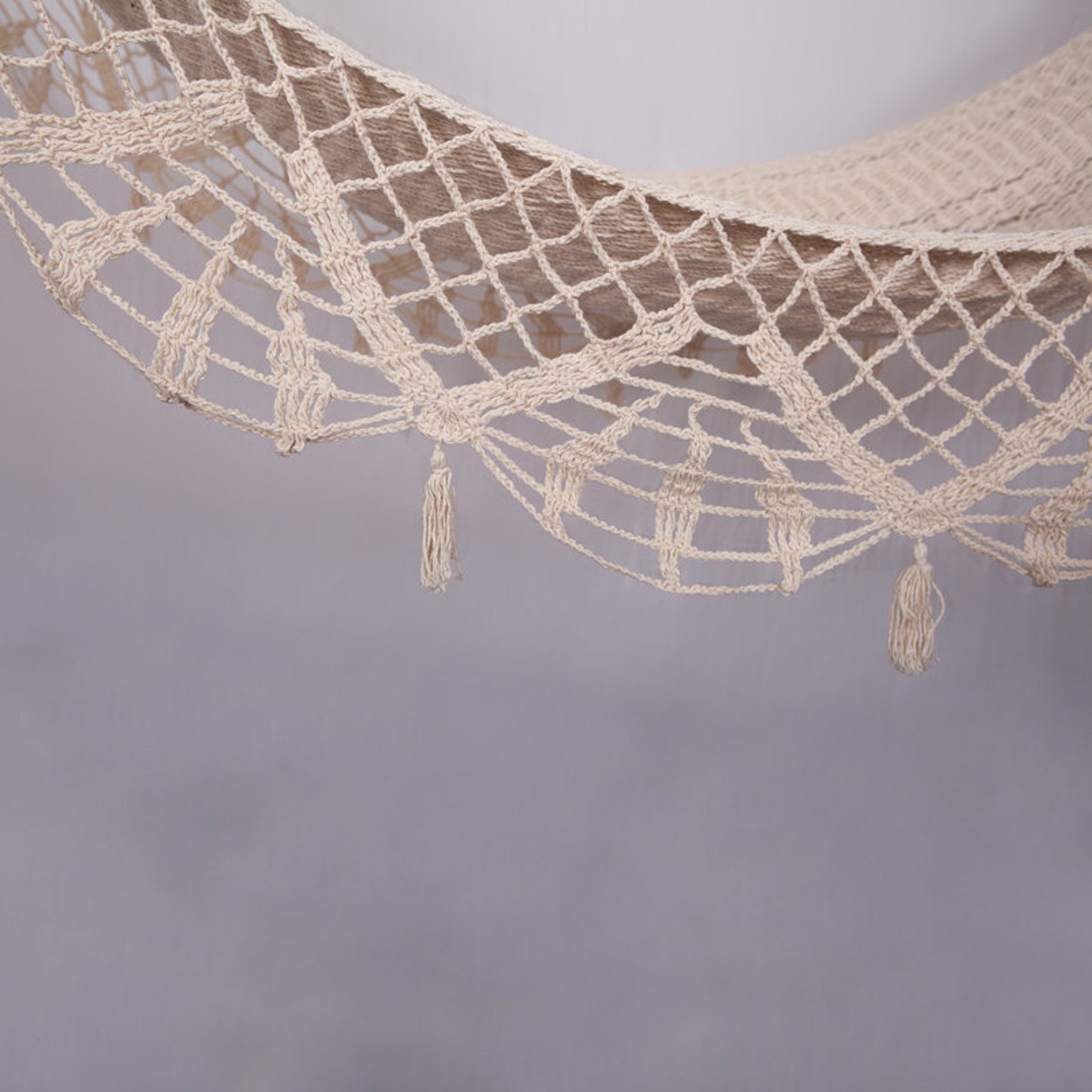 Macrame Hammock Indoor Hammock Boho Hammock 100% Cotton - Etsy