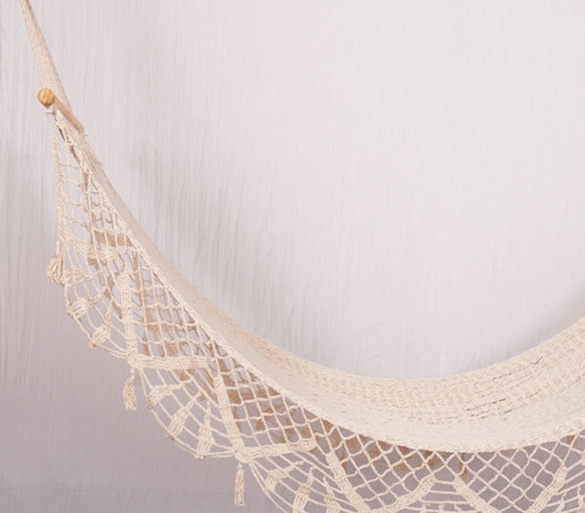 Macrame Hammock Indoor Hammock Boho Hammock 100% Cotton - Etsy