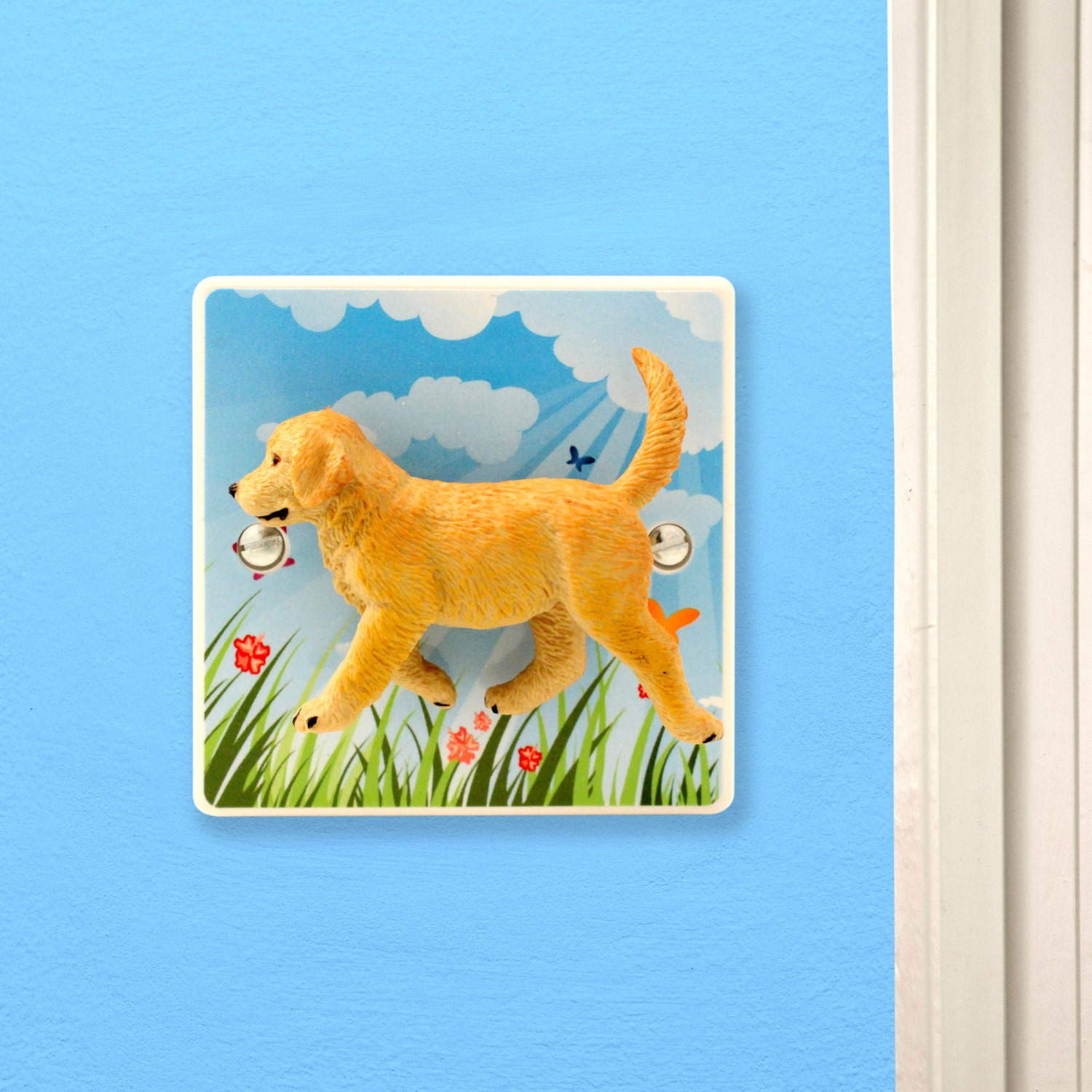Decorative Puppy Dog Light Switch Nursery Dimmer Switch | Etsy UK
