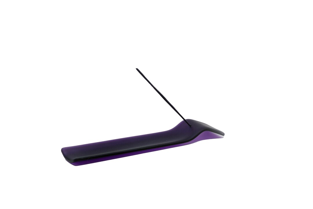 Violet Purple Beach Glass Incense Holder: Single Hole Design - Etsy