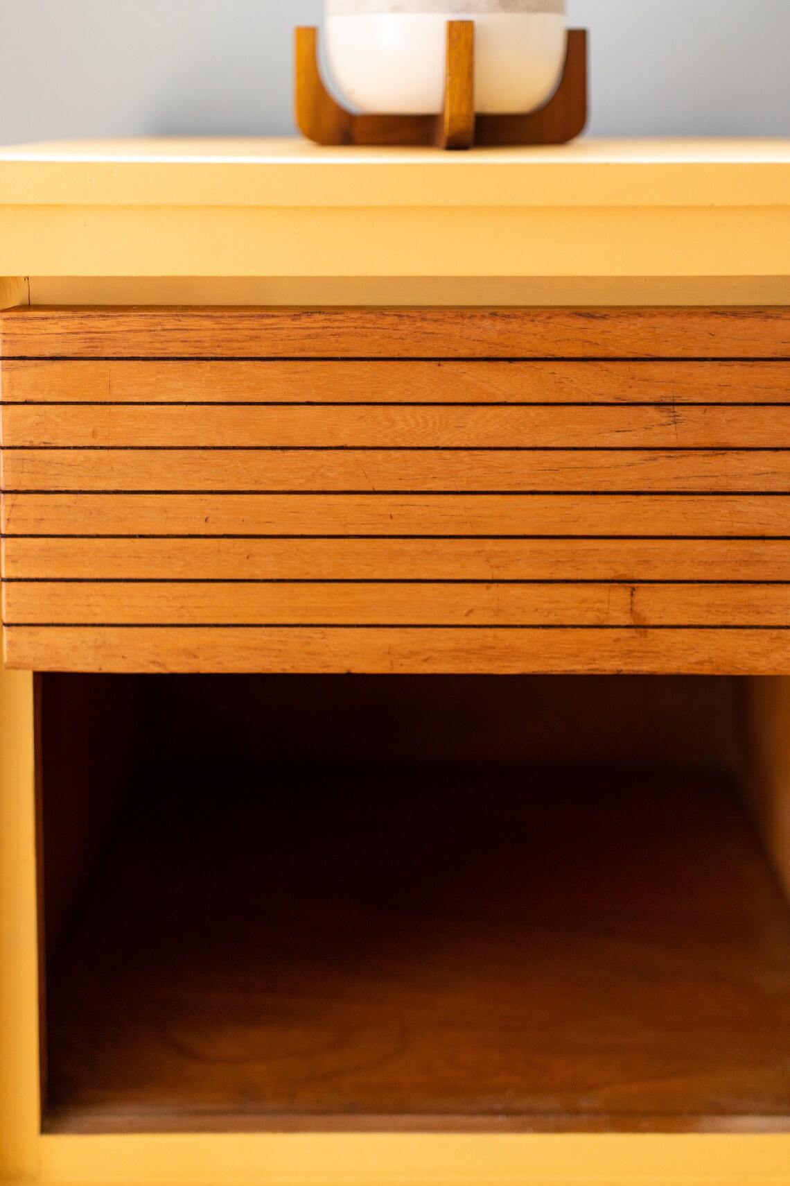Sunny Yellow Mid Century Modern Side Table - Etsy