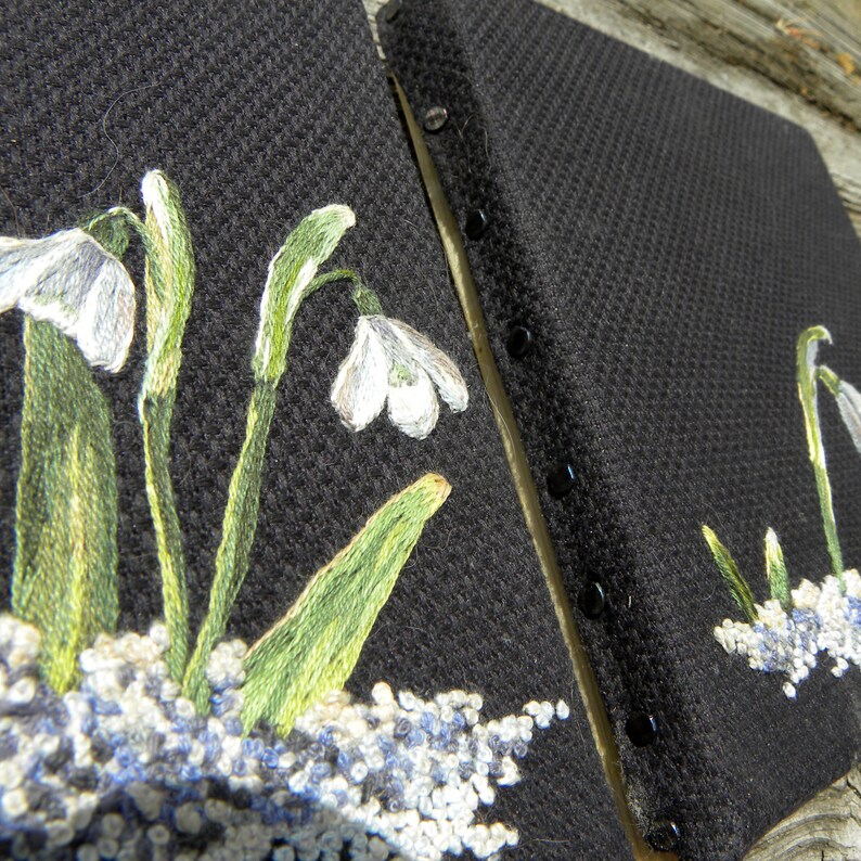 Snowdrop Embroidery - Etsy