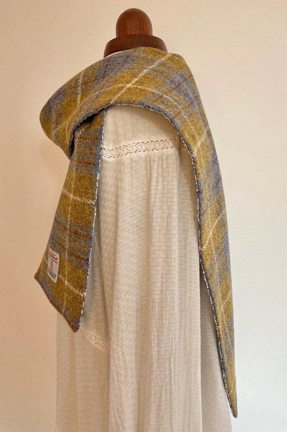 Harris Tweed/ Liberty of London Scarf Handmade - Etsy